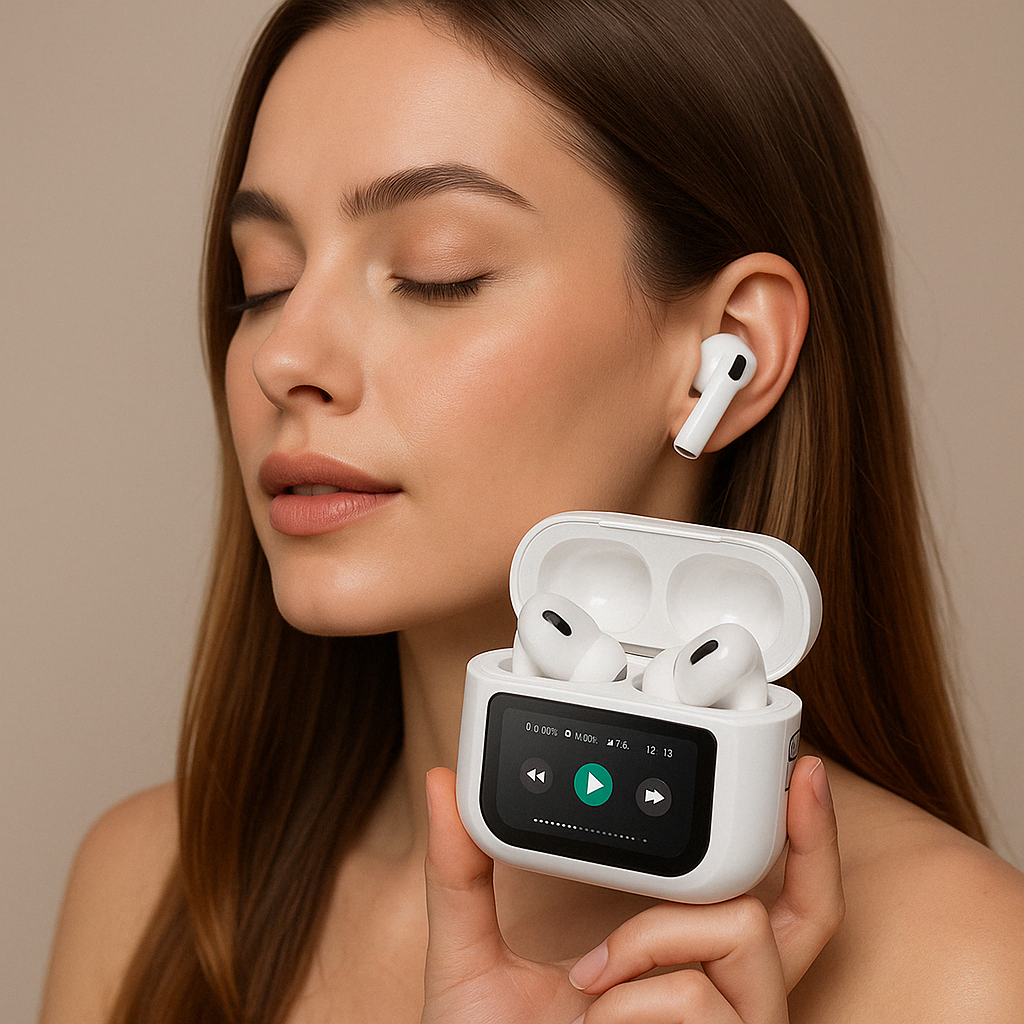 Charome A18s Original Wireless BT Headset (ANC) Earbuds - OFF BEAT